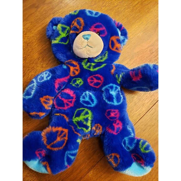 Build-A-Bear | Toys | Unstuffed Build A Bear Blue Peace Bear | Poshmark